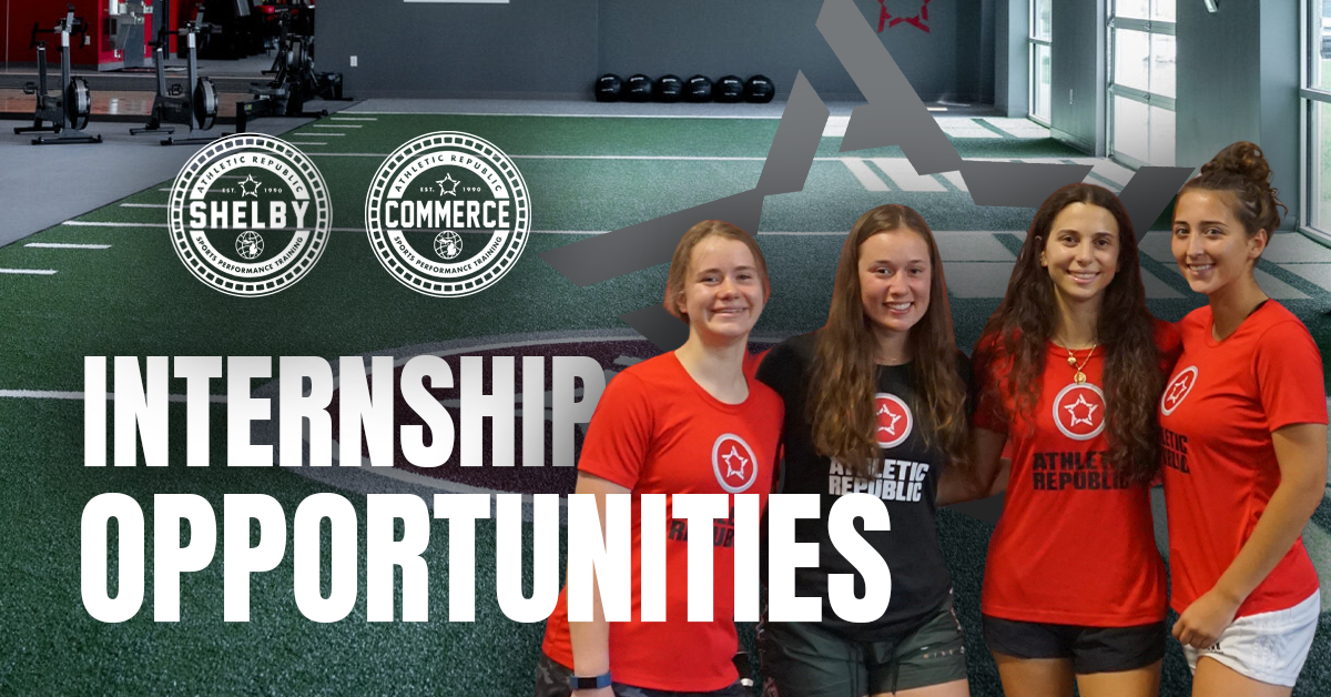 Internship Opportunities | Athletic Republic Shelby/Commerce